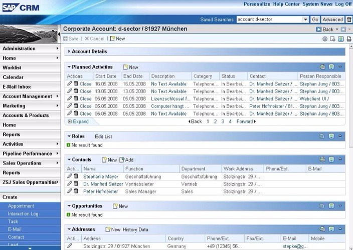 SAP CRM Software Profile - CRM Pricing, Demo & Comparison SAP CRM Software Profile - CRM Pricing, Demo & Comparison